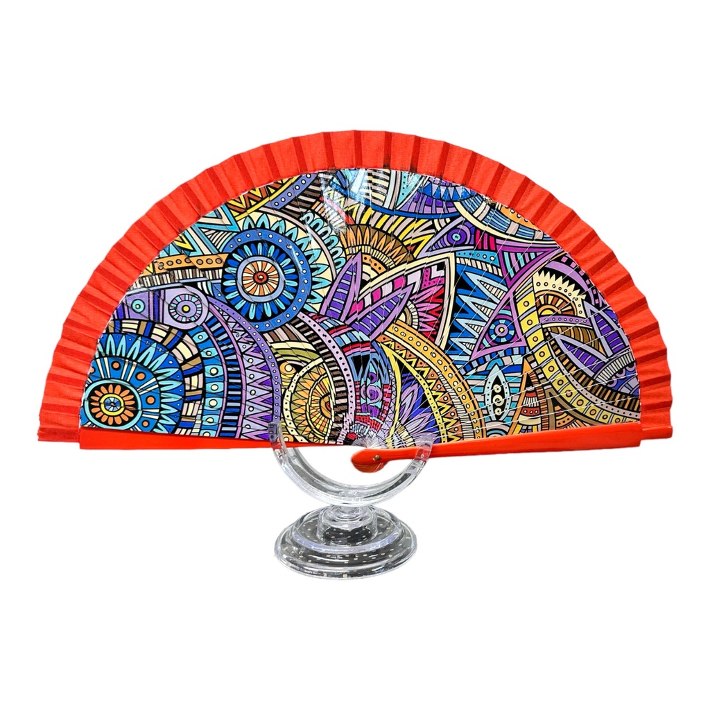 Paisley Hand Fans | Claudia Lis Trendy Wholessale